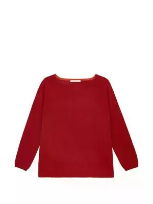 Malìparmi Raglan-sleeve Wool Sweater - Red
