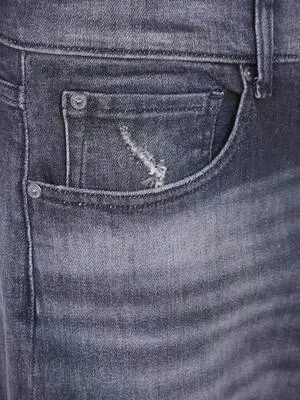 7 For All Mankind Easy Straight Faded Straight-leg Jeans