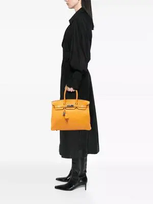Hermès 2012 Epsom Candy Birkin Retourne 35 Handbag - Yellow