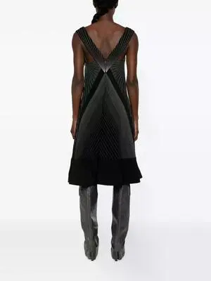 JEAN PAUL GAULTIER 2000s Geometric-print Sleeveless Dress