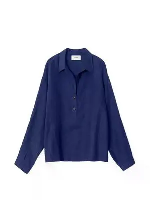 Xirena Booker Button-cuff Blouse - Blue