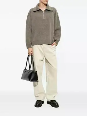 FRAME Belt-loop Straight-leg Chino Trousers