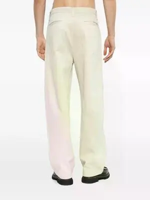 FRAME Belt-loop Straight-leg Chino Trousers
