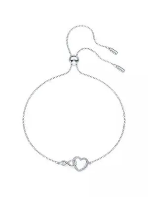 SWAROVSKI Infinity Heart Bracelet - Silver