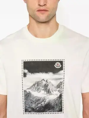 Moncler Mountain-print T-shirt