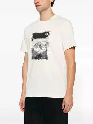 Moncler Mountain-print T-shirt
