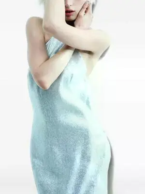 Zeynep Arçay Sequin-embellished Halterneck Maxi Dress