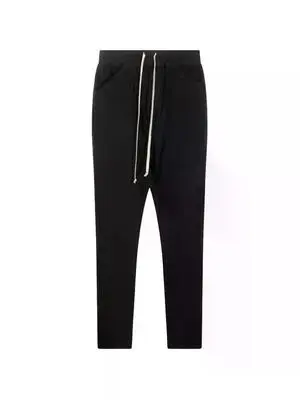 Rick Owens Drawstring Drop-crotch Trousers - Black