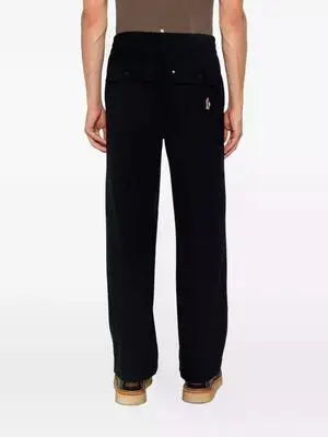 Moncler Logo-patch Straight-leg Trousers