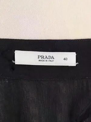 Prada Silk Midi Skirt