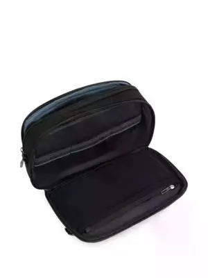 PIQUADRO Patterned Zip-around Clutch Bag