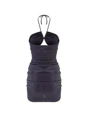 Zeynep Arçay Ruched Cutout Mini Dress - Blue
