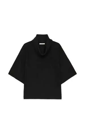 Malìparmi Crossover Draped-effect Sweater - Black