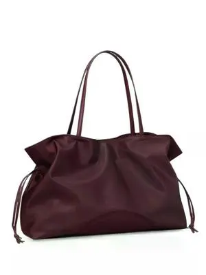 Tory Burch Ella Nylon Drawstring Tote Bag - Red