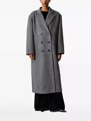 VICOLO Double-breasted Coat - Grey