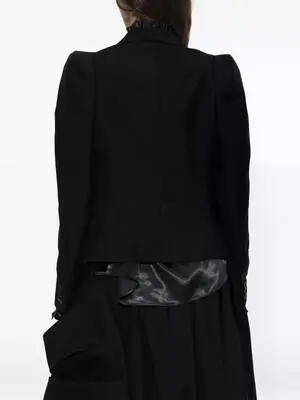 Noir Kei Ninomiya Bow-embellished Wool Blazer