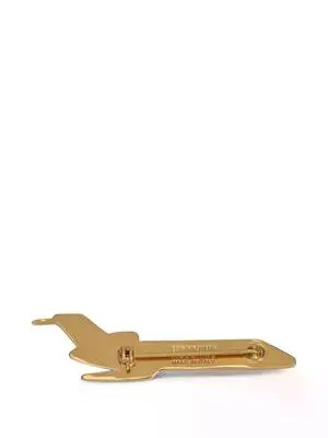 Moschino Airplane-motif Brooch