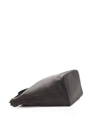 POMPEI DONATELLA Tassel-detail Leather Shoulder Bag - Black
