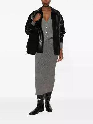 AROVESCIO V-neck Button-up Cardigan