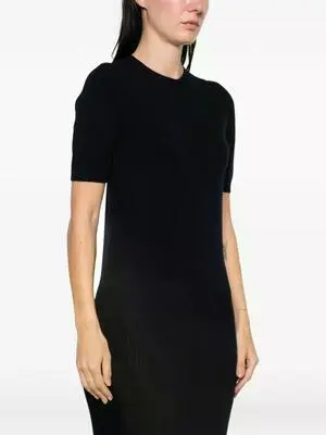 AROVESCIO Short-sleeve Knitted Top