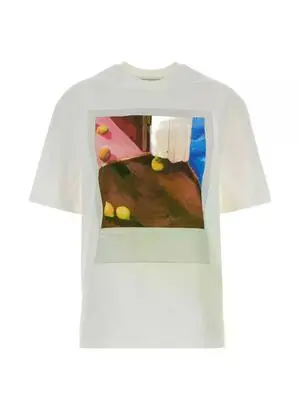 JIL SANDER Cotton Crew-neck T-shirt - Neutrals