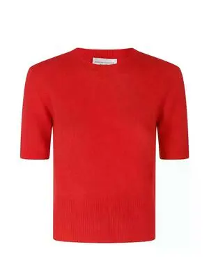 ROBERTO COLLINA Short-sleeve Crew-neck Top - Red