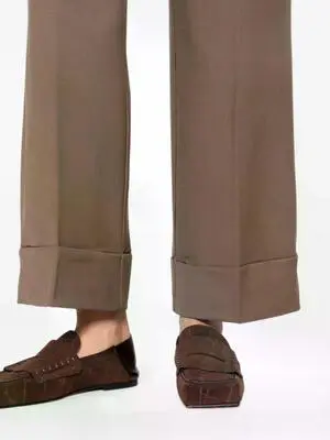 MY MYTHS Pressed-crease Turned-up Trousers