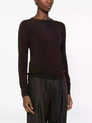 AROVESCIO Fine-knit Crew-neck Sweater