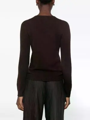 AROVESCIO Fine-knit Crew-neck Sweater