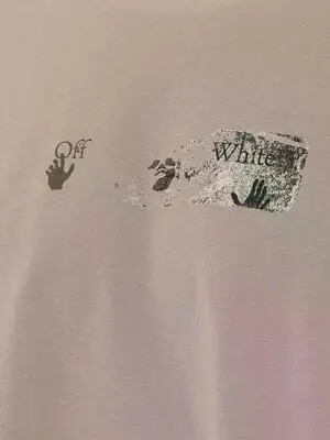 Off-White Arrows-print Logo-print T-shirt - Neutrals