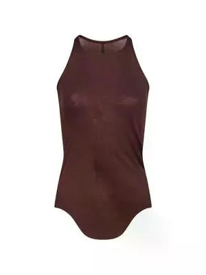 Rick Owens Racerback Curved-hem Tank Top - Red