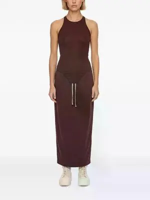Rick Owens Racerback Curved-hem Tank Top