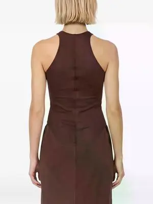 Rick Owens Racerback Curved-hem Tank Top