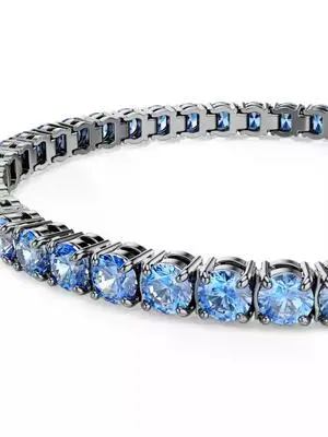 SWAROVSKI Crystal-embellished Round-cut Necklace - Silver