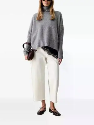 VICOLO Roll-neck Sweater - Grey