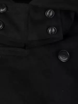 DUNO Ares Berlino Double-breasted Hooded Jacket