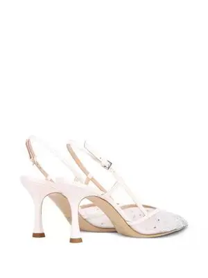 NINALILOU Amy Embellished Mesh Pumps