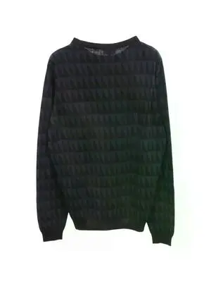 Giorgio Armani 2020s Geometric-pattern Sweater