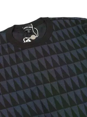 Giorgio Armani 2020s Geometric-pattern Sweater
