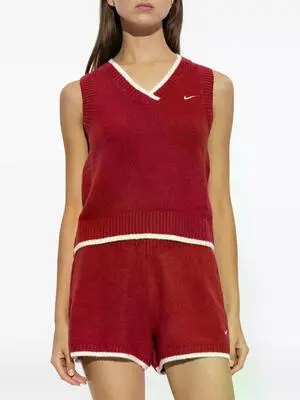 Nike Logo-embroidered V-neck Vest