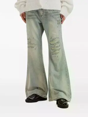 TOUT A COUP Distressed Flared Jeans