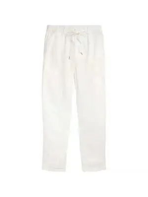 Polo Ralph Lauren Lateef Slim-tapered Fit Linen Pant - White