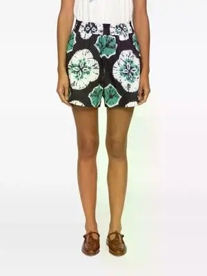 Sea Aveline Tie-dye Shorts - Black