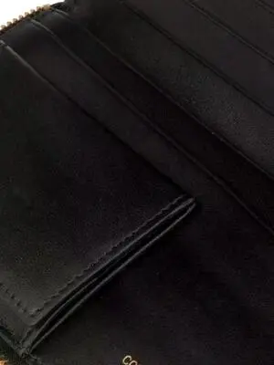 Comme Des Garçons Logo-print Leather Wallet - Black