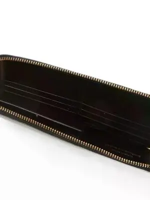 Comme Des Garçons Logo-print Leather Wallet - Black
