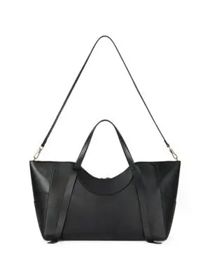 Givenchy Large The Snatch Bag In Grained Leather - Black