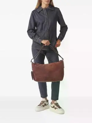 Max Mara Contrast-stitch Long-sleeved Shirt
