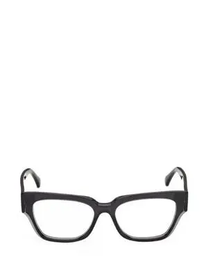 Max Mara Logo-detail Glasses - Black