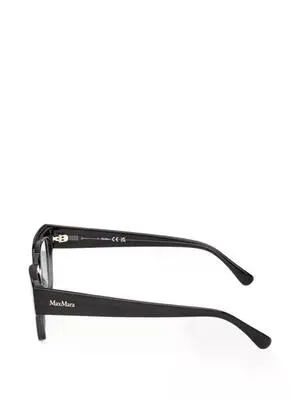 Max Mara Logo-detail Glasses - Black