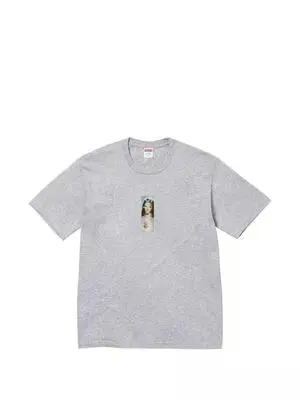 Supreme Prayer Card Box Logo T-shirt - Grey